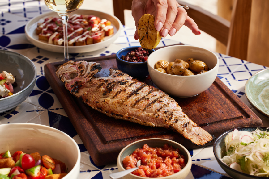 Review: Taverna Brunch at Laguna Beach Taverna & Lounge, Sofitel Dubai ...